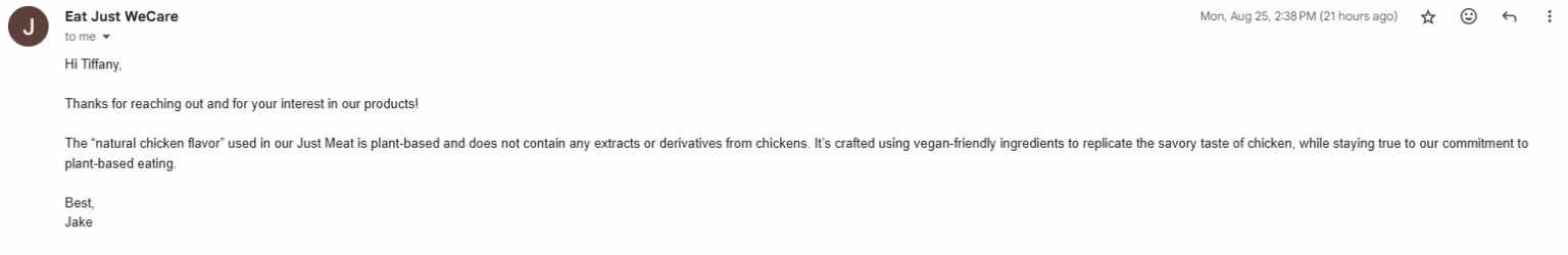 JUST Meat - Chicken Made from Plants - yourneighborhoodvegan.com